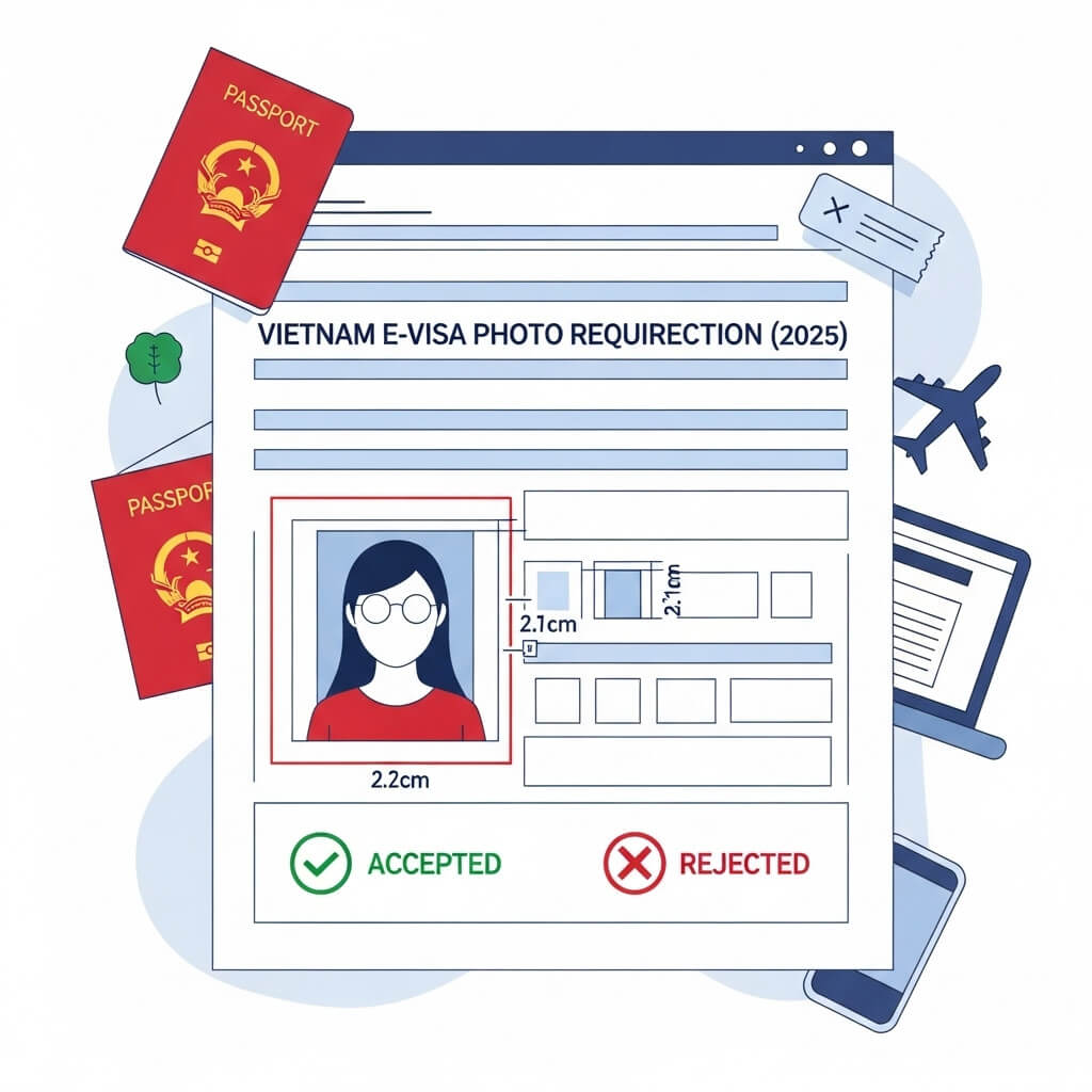 Vietnam E-Visa Photo Requirements: A Guide to Avoid Rejection (2025 ...