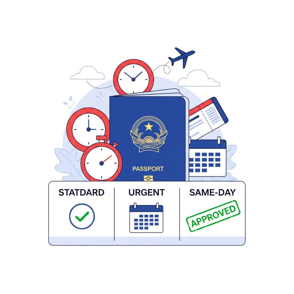 Vietnam E-Visa Processing Time: Standard, Urgent & Same-Day (2025) - Vietnam Entry Visa