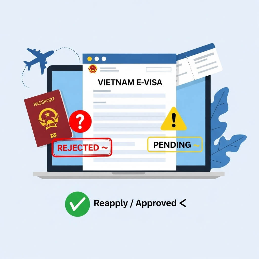 Vietnam E-Visa Delayed or Rejected? 2025 Fix-It Guide (Status Check ...